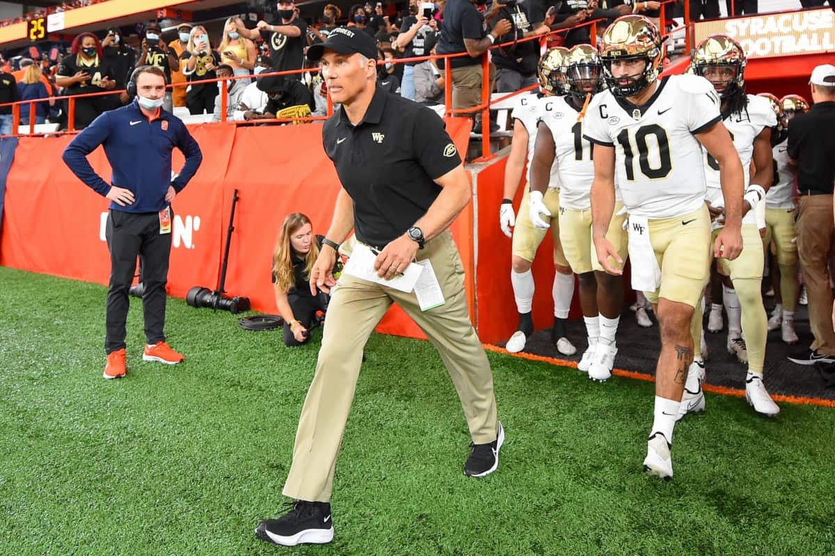 Wake Forest University Signs Head Football Coach Dave Clawson To Long ...